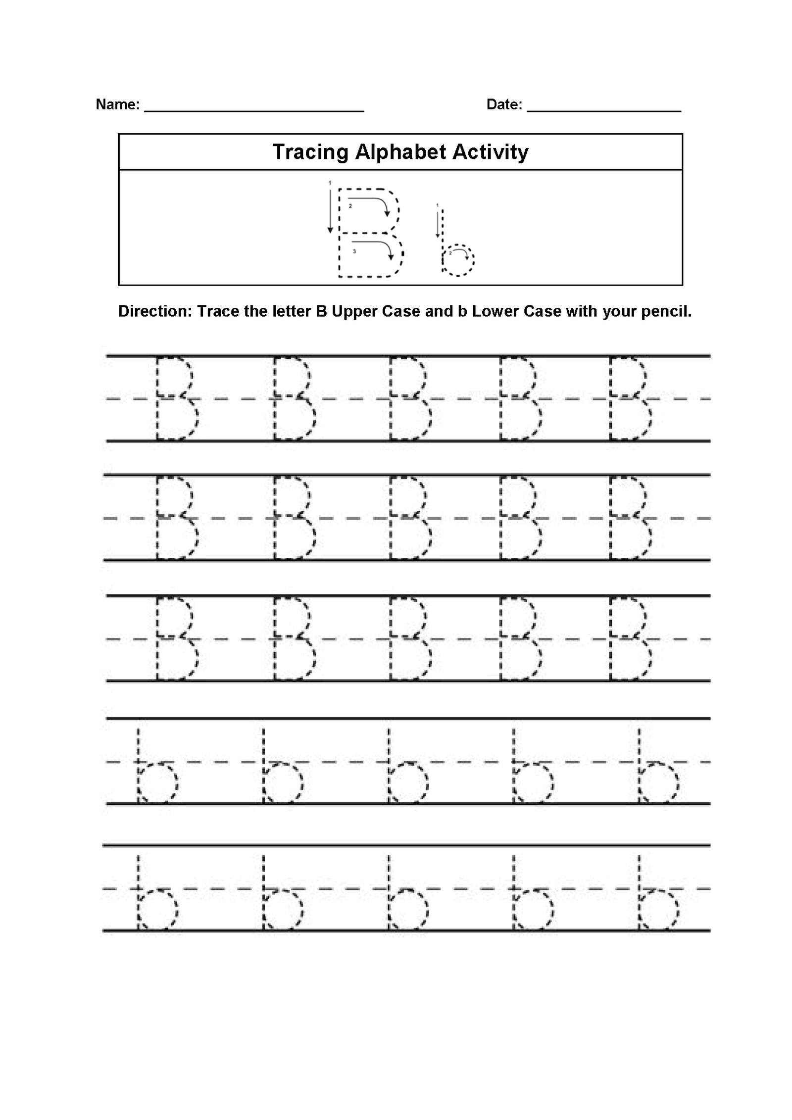 Printable Dotted Alphabet For Tracing Worksheets - GoodWorksheets