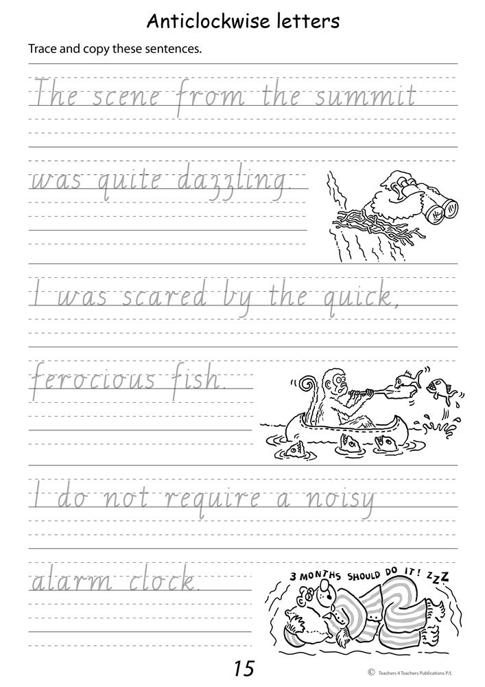 Printable Year 3 Handwriting Practice Worksheets - GoodWorksheets